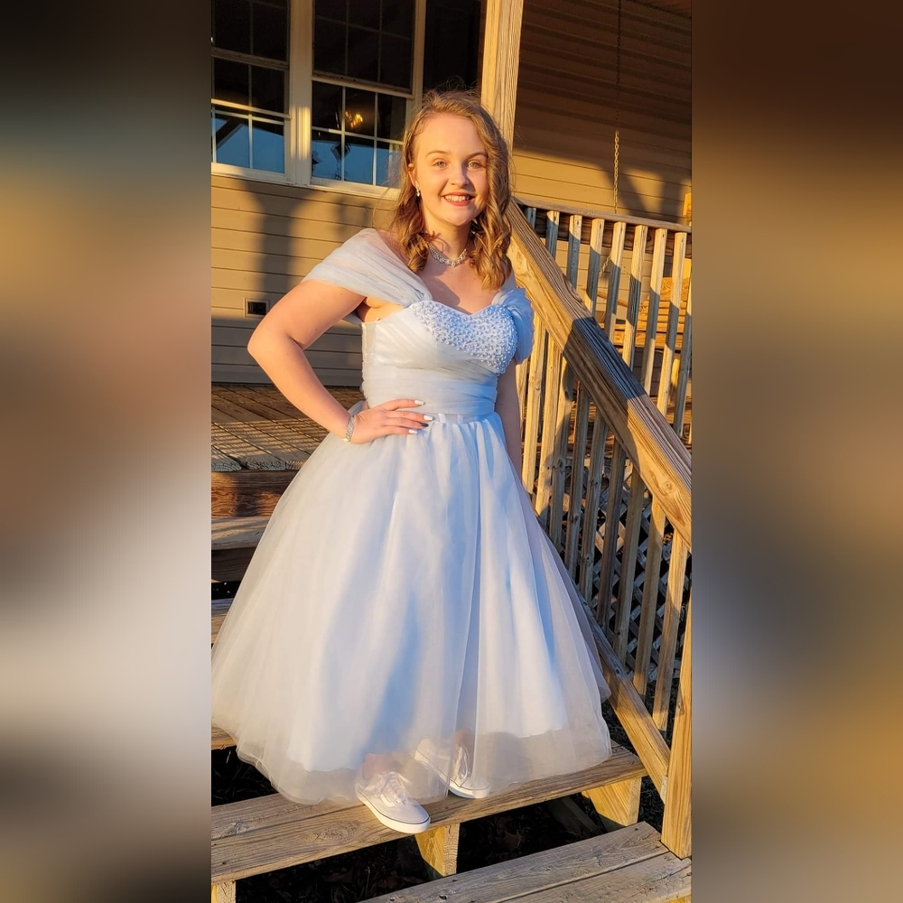 Cinderella Long Homecoming Dress - Gem